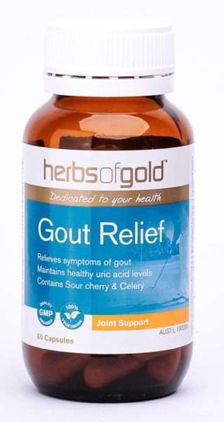 Herbs of Gold Gout Relief 60 Caps - Maxcare Pharma