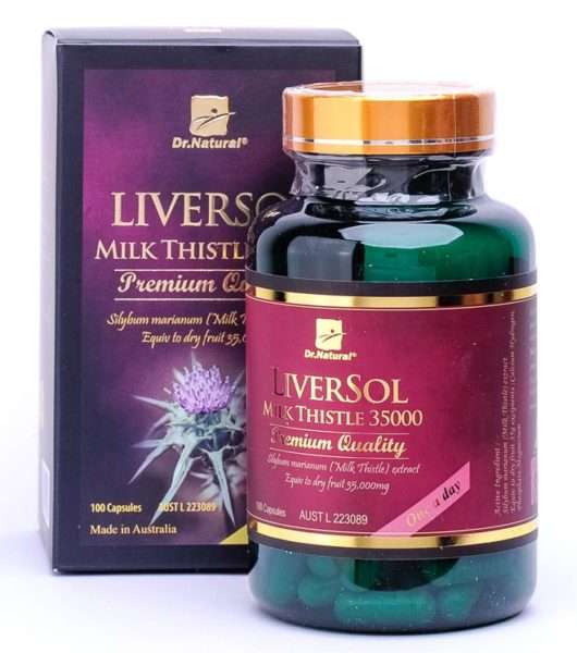 Dr. Natural Liversol Milk Thistle 100 caps