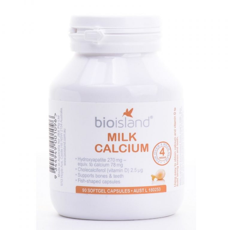 Bio Island Milk Calcium 90 tablets - Maxcare Pharma
