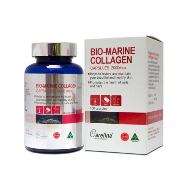 Careline Bio-Marine Collagen 2000max 100 Capsules - Maxcare Pharma